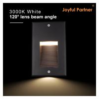 China LED Recessed Outdoor Wall Light 2W IP65 With Mounted Sleeve Ra85 Optical Lens AC100-240V for sale