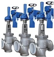 China Fluorine Lined Stop Valves for pipeline Strong Corrosion Resistance for sale