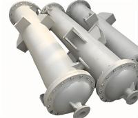 China Antirust Industrial Heat Exchanger Plastic Horizontal Shell And Tube Heat Exchanger for sale