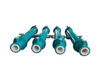 China 127-Pipe Teflon Tube Heat Exchanger for High Pressure Applications for sale