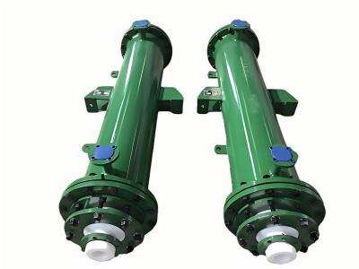China Anti Corrosion Fluoropolymer Heat Exchanger Straight Tube Heat Exchanger Heavy Duty for sale