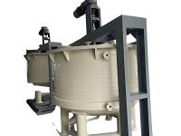 China Anti Corrosion Cylindrical Electric Heating Mixing Tank With Paddle Agitator for sale