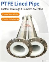 China Corrosion Resistant PTFE Lined Pipe with Custom Dimensions and Long Service Life for Industrial Applications for sale