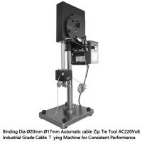 China Binding Dia Ø20mm Ø17mm Automatic Zip Tie Tool AC220Volt Industrial Grade Cable Tying Machine for Consistent Performance for sale