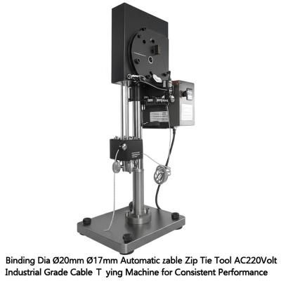 China Binding Dia Ø20mm Ø17mm Automatic Zip Tie Tool AC220Volt Industrial Grade Cable Tying Machine for Consistent Performance for sale