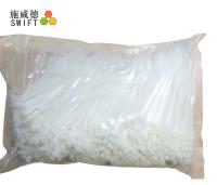 China White Bulk Nylon Cable Ties 2.5 * 120mm For Hand Using Reach Certificate for sale