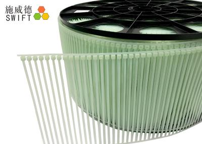 China Heat Resisting Strip Cable Ties W2.5mm * L100mm With 8kg Tensile Strength for sale