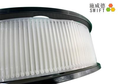 China 100% Nylon PA66 Hose Tie Wraps , 150mm Length Long Zip Ties 31 Lbs Tensile Strength for sale