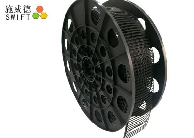 China Length 150mm Strip Nylon Cable Tie Width 3.6mm Black Plastic Ties for sale