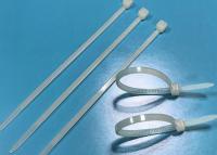 China Low Thread Force Natural Cable Ties Nylon Material Standard Cross Section for sale