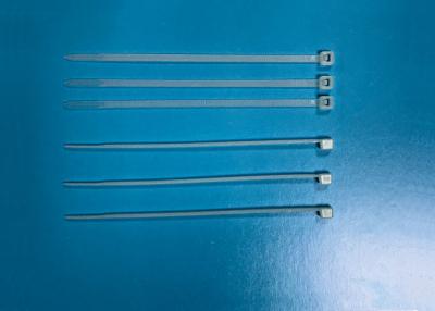 China T25100 Nylon Cable Ties Natural Color Solid Material Polyamide 66 Easy To Go Through for sale