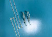 China PA66 Nylon Cable Ties W2.5 * H100mm * T1.1mm Long Life Span For Bundling for sale