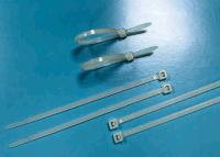 China Nylon PA66 Green Bulk Cable Ties W2.5 * L120mm * T1.1mm With Small Threading Force for sale