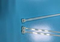 China Self Locking Bulk Cable Ties None Reusable 3 Inch Ties 80mm Natural Color UL94V-2 for sale