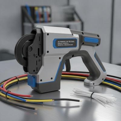 China Operate Speed 0.7S Automatic Zip Tie Tool Suitable for Industrial Cable Bundling and Professional Wire Harness Applications for sale