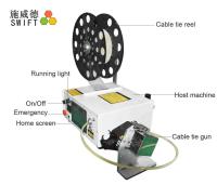 China Electric AC110V Automatic Cable Tie System In Bundling Diameter Up To 42mm for sale
