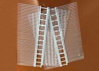 China 80mm Length Nylon Single Cable Zip Ties Self Locking White Color UL94V2 Flammability for sale