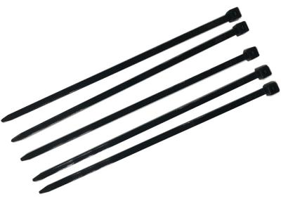 China Black Normal Nylon Zip Ties 3.6 * 150mm High Temperature Material Polyamaid 66 for sale