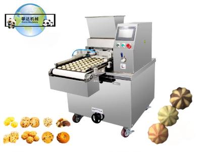 China PLC SS304 150kg/H Cake Shop Cookie Dropping Machine for sale