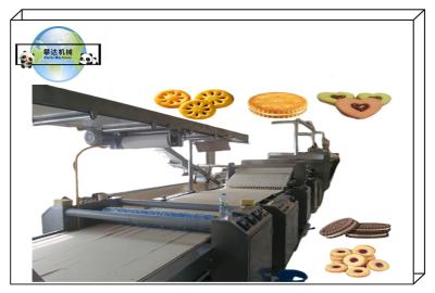 China Soft Sandwich Biscuit Processing Line, OREO Sandwich Biscuit Machine High Speed Capacity for sale