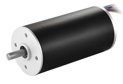 China 36mm Slotless Brushless Motor Cogging Free 48V BLDC Motor 82W 6675rpm for sale