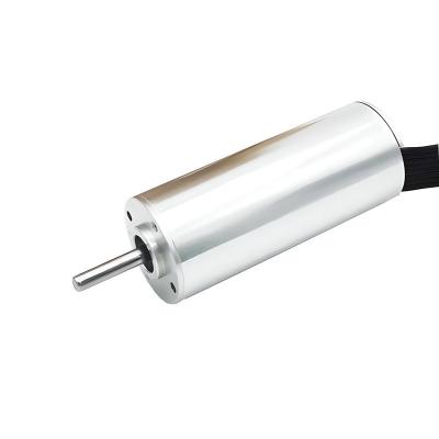 China Compact Slotless Brushless Motor 28mm 48v 46W 13786rpm Ironless DC Motor for sale