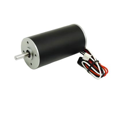 China 36mm Brushless DC Slotless Motor  12V to 48V  84W 8083rpm Cogging Free Motor Customizable for sale