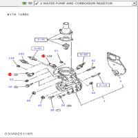 China 8-94241962-1 / 9-09903497-1 Isuzu 4LE2 Engine Water Pump Connector for sale