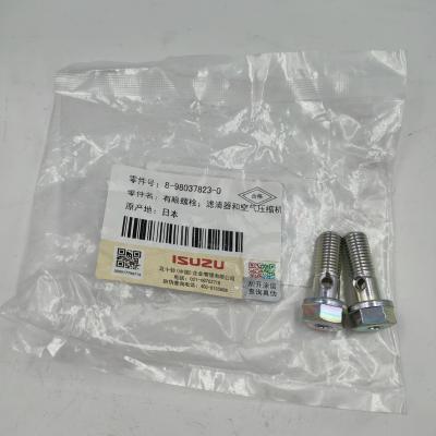 China 8-98037823-0 Isuzu 4HK1 6HK1 Engine Turbocharger Oil Inlet Hollow Bolt for sale