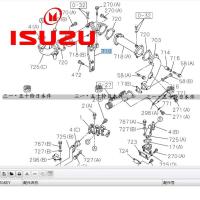 China 1-16151032-1 Isuzu 6WG1 Engine EGR Cooler Bracket for Sany 485 Excavator for sale