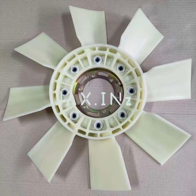 China 1-13660204-1 Isuzu 6SA1P Engine 6-Hole 8-Blade Reverse Cooling Fan Blade for sale