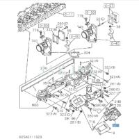 China 8-98236664-0 Isuzu 6HK1 Engine Intake Manifold Interface Aluminum Cover for sale