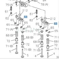 China 8-94392002-4 Isuzu 4HK1 6HK1 Engine Valve Bridge for Hitachi Sany Excavator for sale