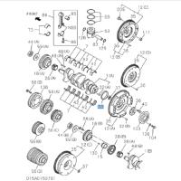 China 5-12319003-3 Crankshaft Oil Thrower Ring for Isuzu 4BD1 / 6BG1 Engines for sale