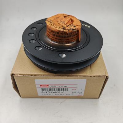 China 8-97226831-0 Isuzu 3LA1 3LB1 3LD1 3LD2 Engine Crankshaft Pulley 1 Groove for Hitachi Sumitomo Sany Excavator for sale
