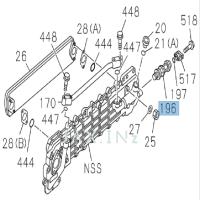 China 8-97600936-0 Isuzu 6HK1 Engine Oil Pressure Valve Temperature Regulating Device for sale