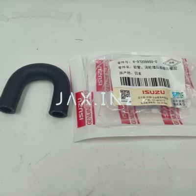 China 8-97209950-0 Isuzu 4HK1 Engine Turbocharger Outlet Rubber Hose for Sany Sumitomo Excavator for sale