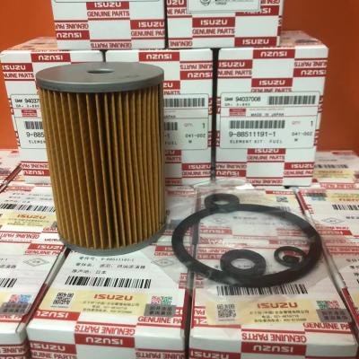 China 9-88511191-1 Isuzu 6SA1 Engine Diesel Fuel Filter Element for sale