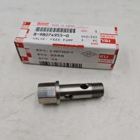 China 8-98074955-0 Isuzu 4HK1 6HK1 Engine High Pressure Oil Pump Inlet Check Valve Screw for sale