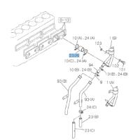 China 8-9722420-5 5-11749032-1 Isuzu 6BG1 Engine Exhaust Gas Hose / EGR Hose for sale
