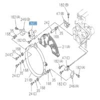 China 8-97326375-0 Isuzu 6BG1 Engine Fan Shroud Bracket for sale