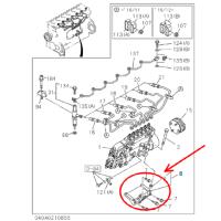 China 8-94390483-0 Isuzu 6HK1 Engine High Pressure Oil Pump Bracket for sale