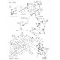 China 8-98166997-0 Isuzu 4HK1 Engine Water Pipe Joint / Connector for sale
