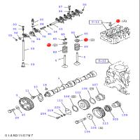 China 8-94133731-2 Isuzu 4JG1 Engine Valve Spring Retainer for sale