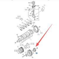 China 8-98154945-1 Isuzu 4JJ1 Engine Crankshaft Pulley Connecting Gear for sale