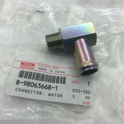 China 8-98063668-1 Isuzu 4LE1 4LE2 Engine Heater Pipe Joint for sale