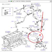 China 8-97209949-1 Isuzu 4HK1 Engine Bypass Water Hose for Hitachi Sumitomo for sale