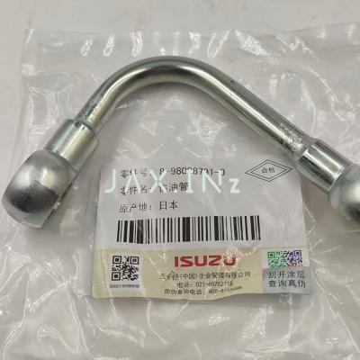 China 8-98008791-0 Isuzu 6HK1 Engine Small Bent Oil Supply Pipe for Sany Hitachi Sumitomo for sale