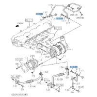 China 8-94436933-0 Isuzu 4HK1 Engine Turbocharger Water Pipe Banjo Bolt for sale