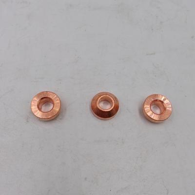 China 8-97171331-0 Injector Nozzle Seal Copper Washer for Isuzu 4JG1 4LE2 Engine - Excavator Parts for sale